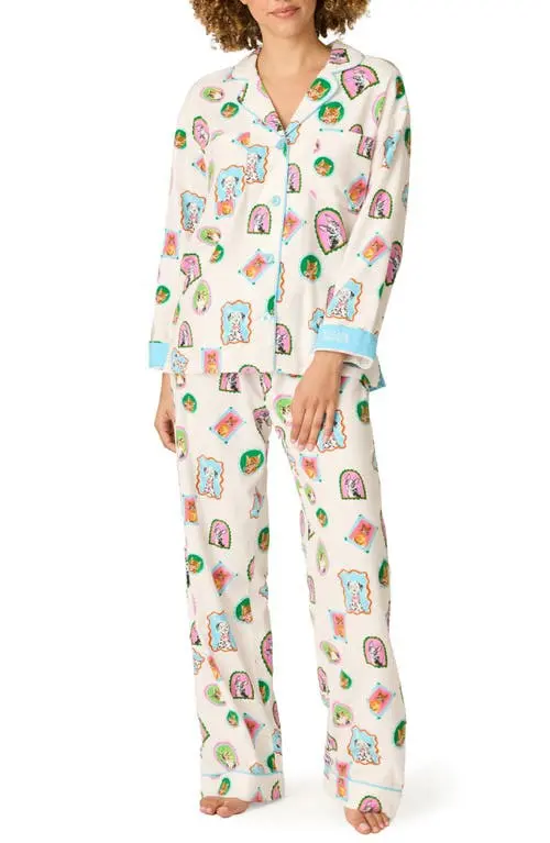PJ Salvage Flannel Pajamas - Multi