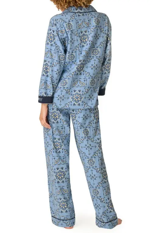 PJ Salvage Flannel Pajamas - Soft Chambray