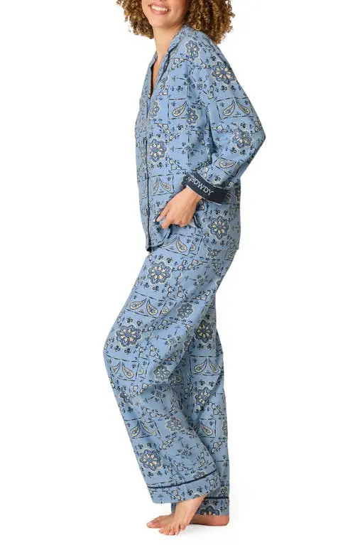 PJ Salvage Flannel Pajamas - Soft Chambray