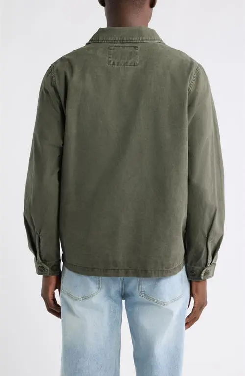 RHYTHM Field Guide Long Sleeve Button-up Shirt - Stone
