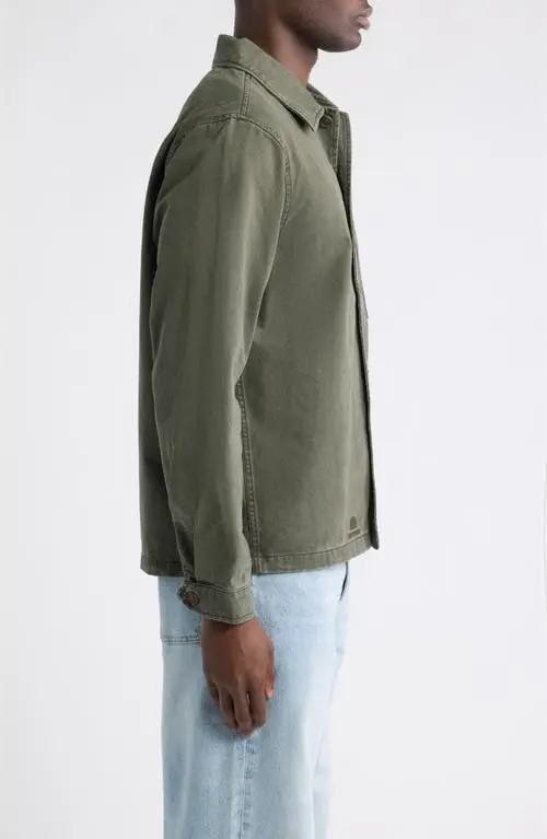 RHYTHM Field Guide Long Sleeve Button-up Shirt - Stone