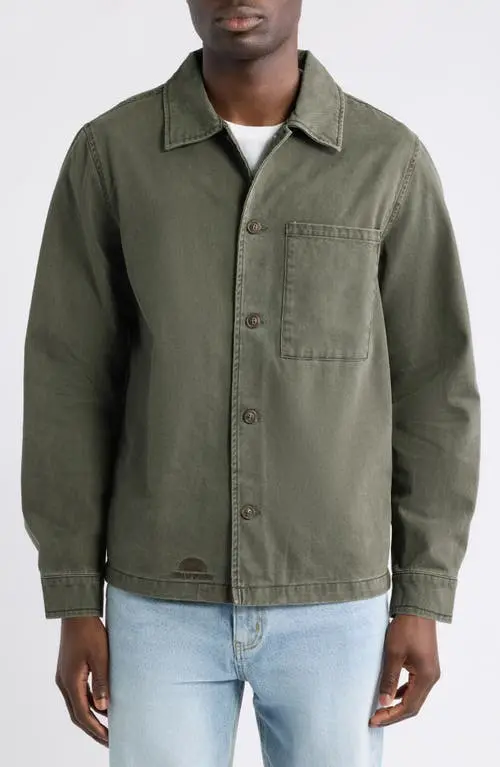RHYTHM Field Guide Long Sleeve Button-up Shirt - Stone