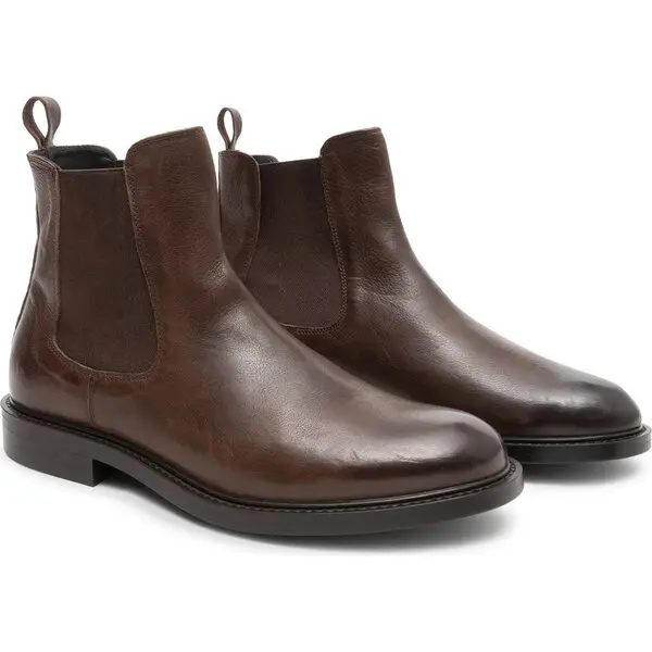 Robert Barakett Nathan Leather Chelsea Boot