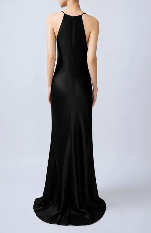 Lapointe Satin Halter Gown