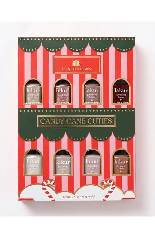 LONDONTOWN Candy Cane Cuties Nail Polish Set