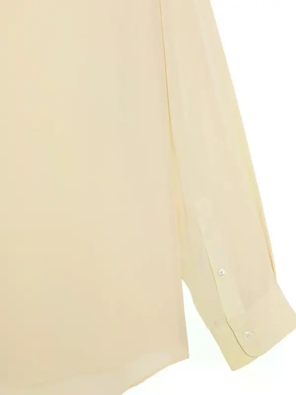 Auralee Airy Silk Georgette Shirt