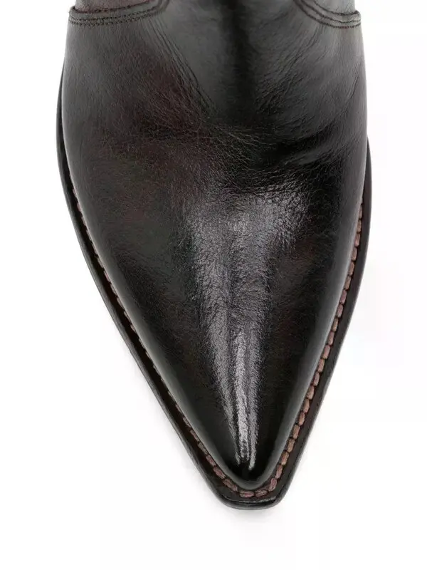 FAUZIAN JEUNESSE Embroidered Leather Boots