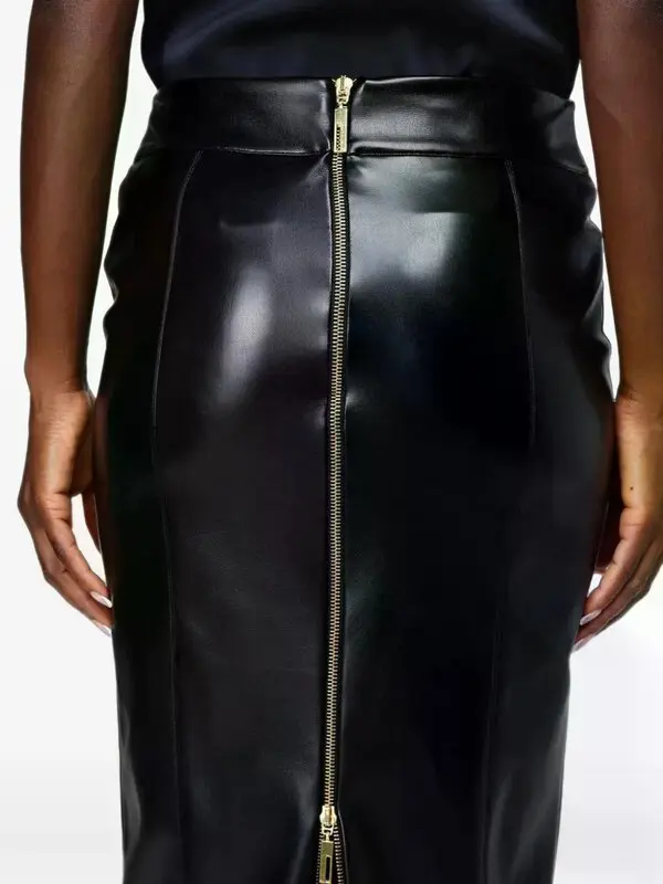 HANITA Rear-zip-fastening Midi Skirt