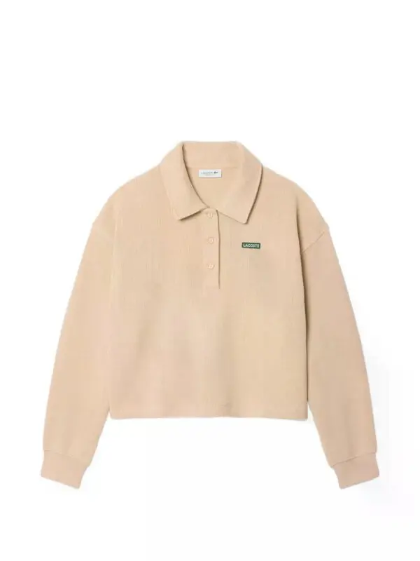 Lacoste Logo-patch Ribbed-knit Sweater