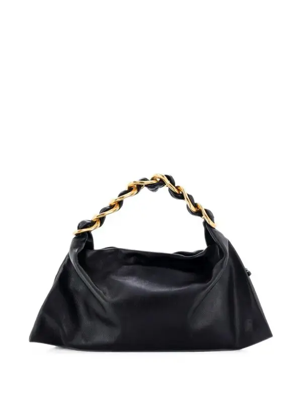Burberry Swan Leather Small Hobo Bag