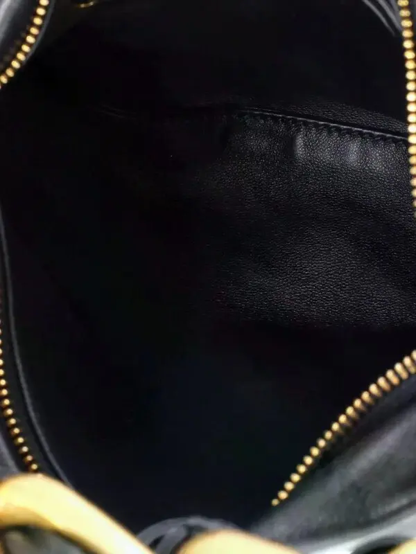 Burberry Swan Leather Small Hobo Bag