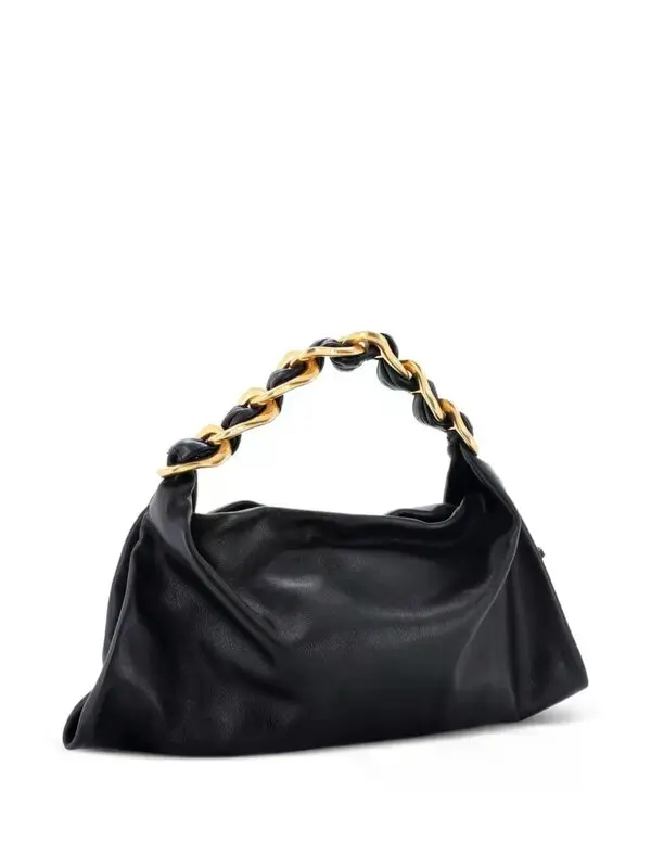 Burberry Swan Leather Small Hobo Bag