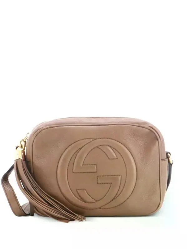 Gucci Soho Disco Leather Small Crossbody Bag - Brown