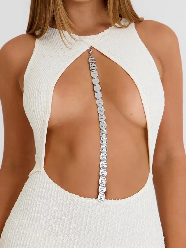 OUTCAST Jasinta Mini Dress Ivory