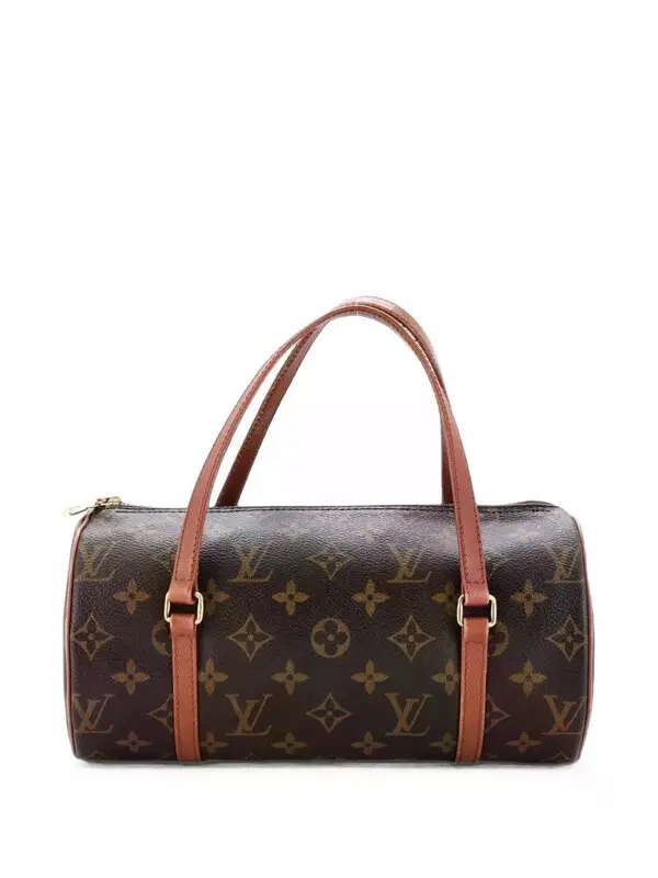LOUIS VUITTON Papillon Handbag Monogram Canvas 26 Satchel - Brown