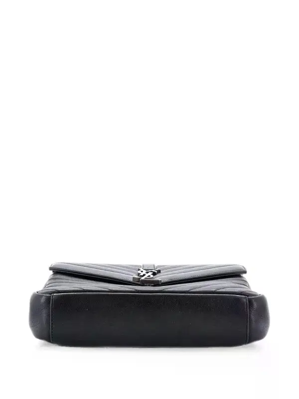 Saint Laurent Classic Monogram College Bag Matelasse Chevron Leather Medium Crossbody Bag