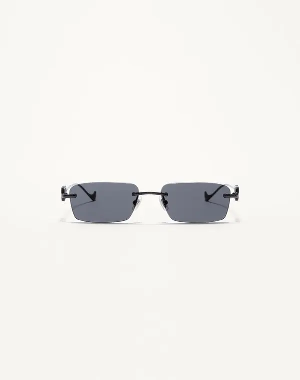 Valentino Garavani Rectangular Metal Sunglasses