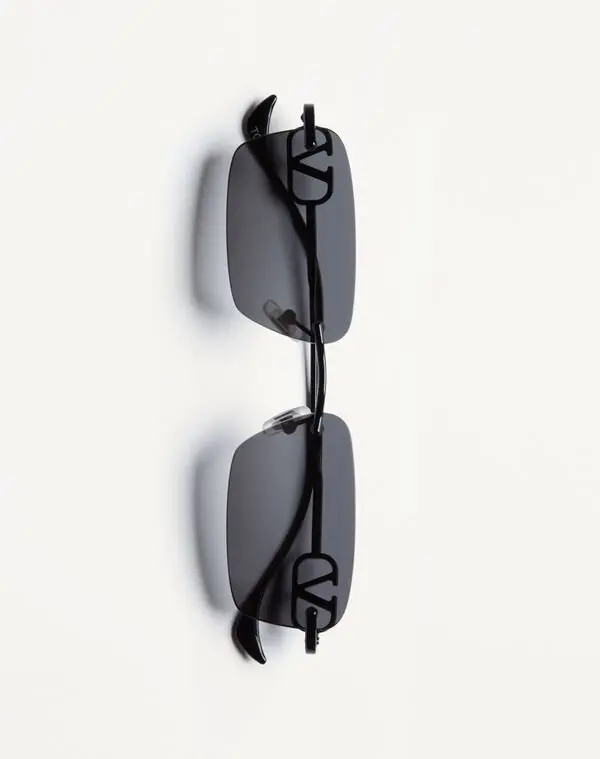 Valentino Garavani Rectangular Metal Sunglasses