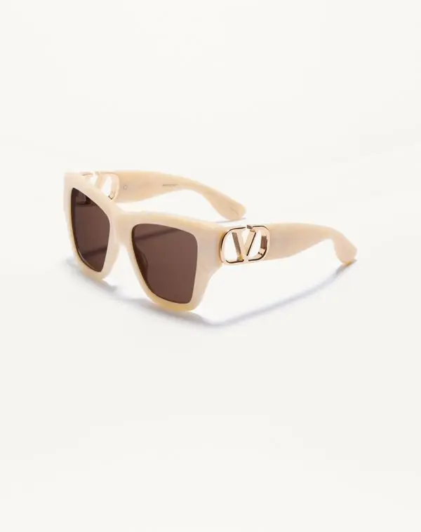 Valentino Garavani Rectangular Acetate Sunglasses