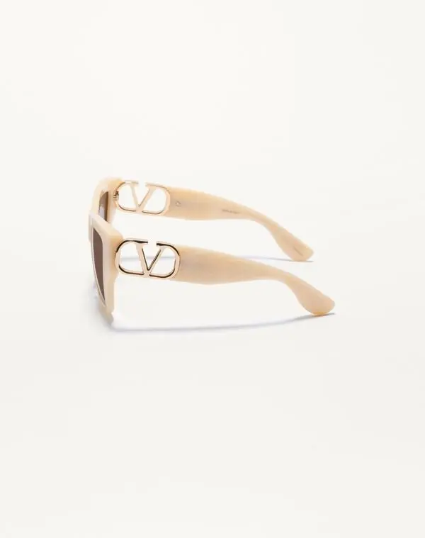 Valentino Garavani Rectangular Acetate Sunglasses