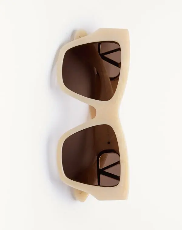Valentino Garavani Rectangular Acetate Sunglasses