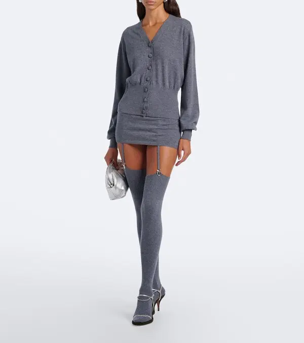 AYA MUSE Costa Miniskirt And Over-the-knee Socks Set