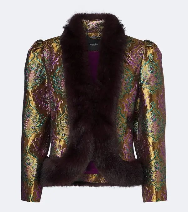 Retrofete Delphira Brocade Jacket