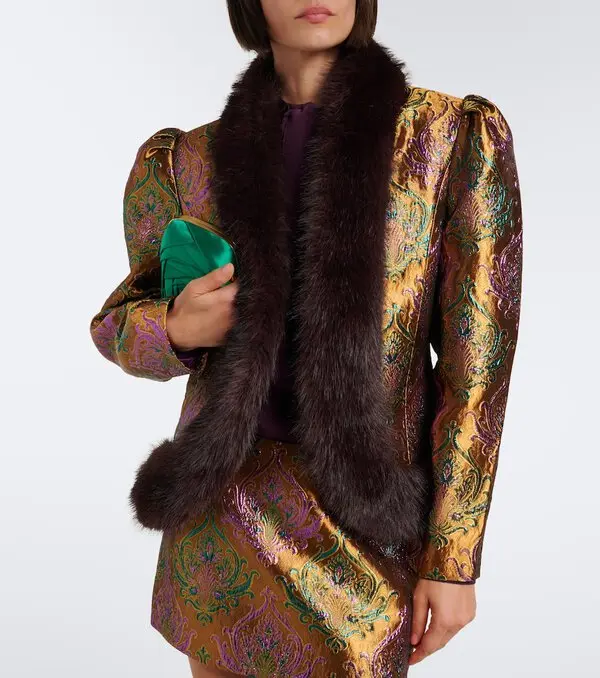 Retrofete Delphira Brocade Jacket
