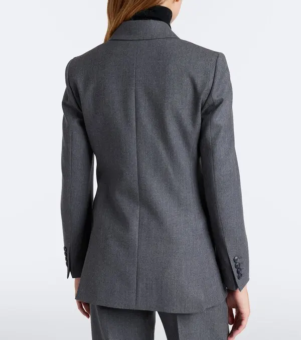 Max Mara Double-breasted Wool-blend Blazer