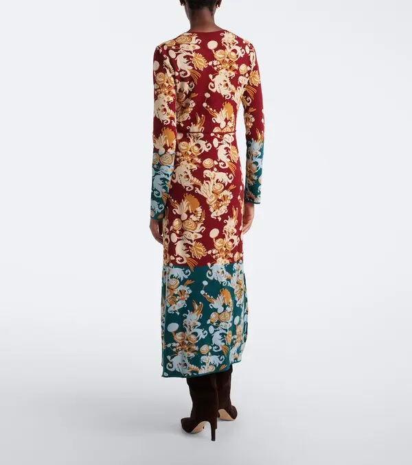 La DoubleJ Coven Jacquard Cotton-blend Midi Dress