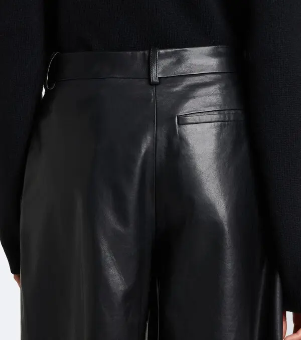 JOSEPH Asia Leather Bermuda Shorts