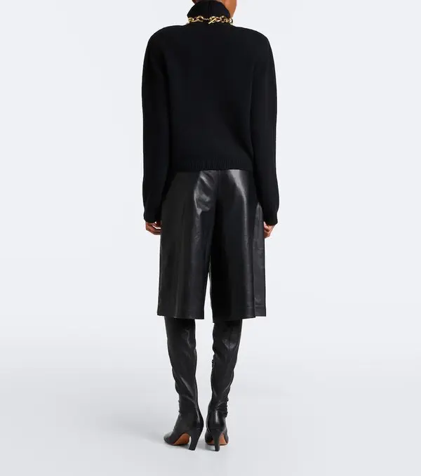 JOSEPH Asia Leather Bermuda Shorts