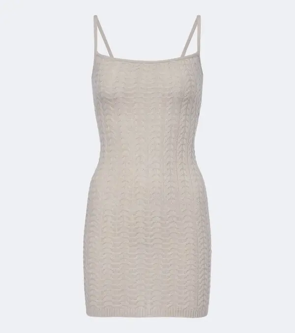 AYA MUSE Alia Wool And Alpaca-blend Minidress