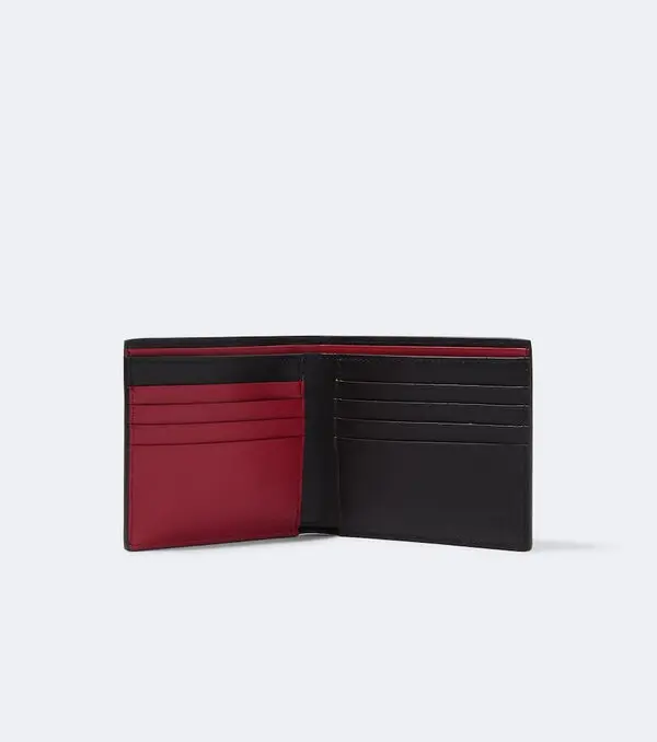Fendi Shadow Embossed Leather Bifold Wallet