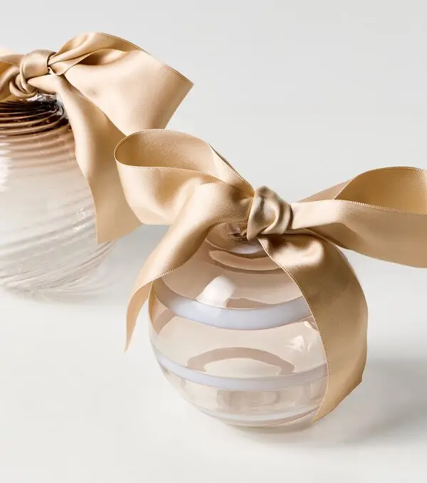 Brunello Cucinelli Striped Murano Glass Ornament