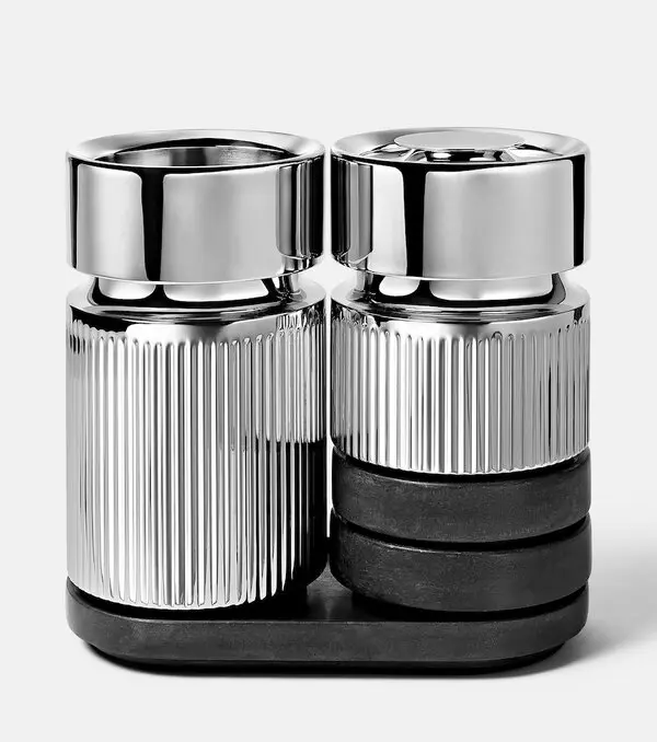 Christofle Club 30 Set Of 5 Stainless Steel Bar Pieces - Silver