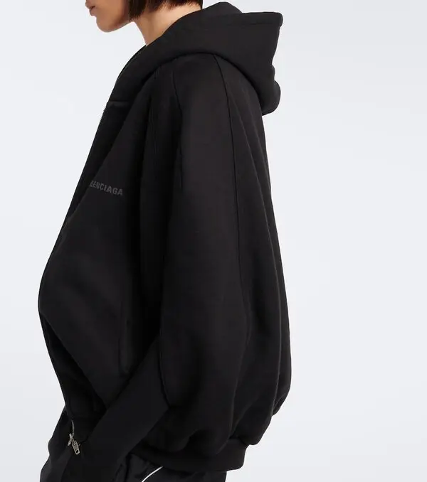 Balenciaga Cotton Zip-up Hoodie