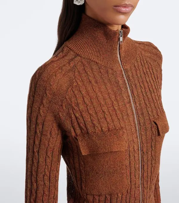 AYA MUSE Eora Knitted Cotton And Silk Minidress