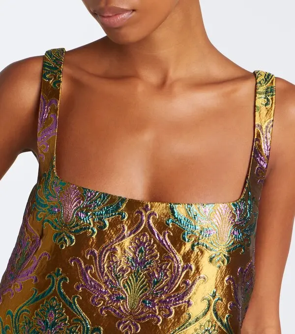 Retrofete Sulvie Brocade Minidress