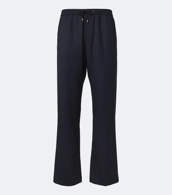 GOD'S TRUE CASHMERE Navy Soul Cashmere Wide-leg Pants