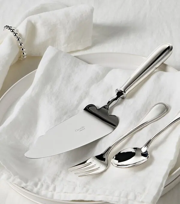 Christofle Perles -plated Cake Server