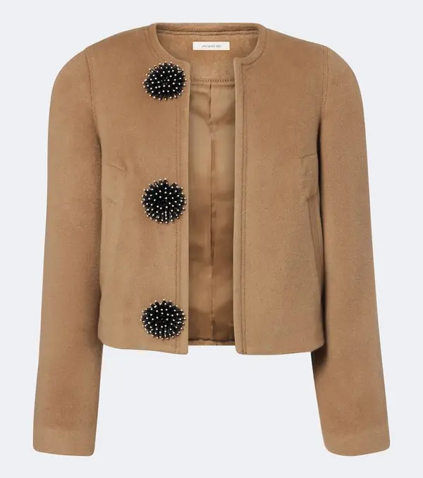 JACQUES WEI Embellished Wool Jacket