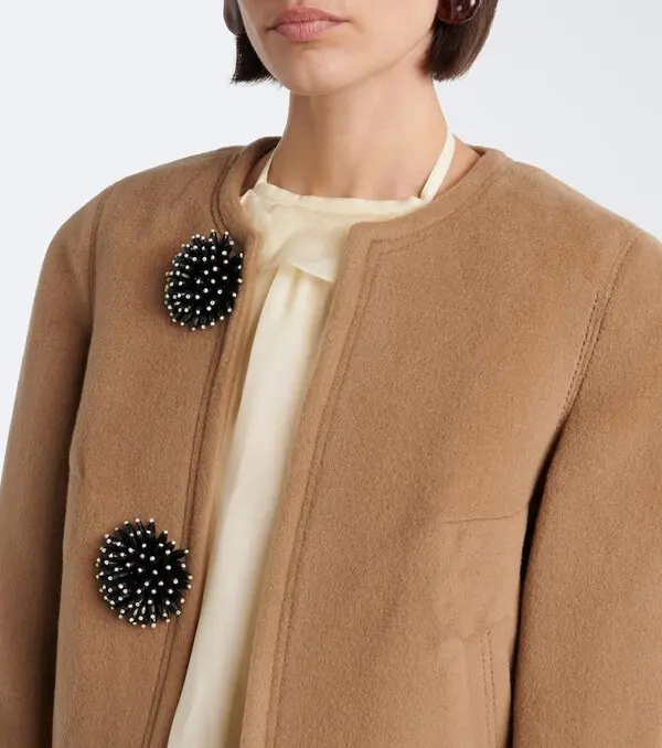 JACQUES WEI Embellished Wool Jacket