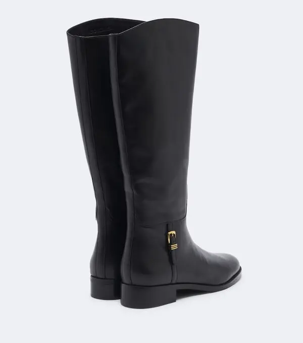 Veronica Beard Arabelle Leather Knee-high Boots