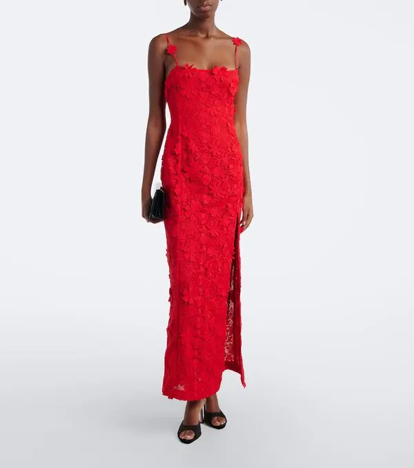 Blumarine Guipure Lace Gown