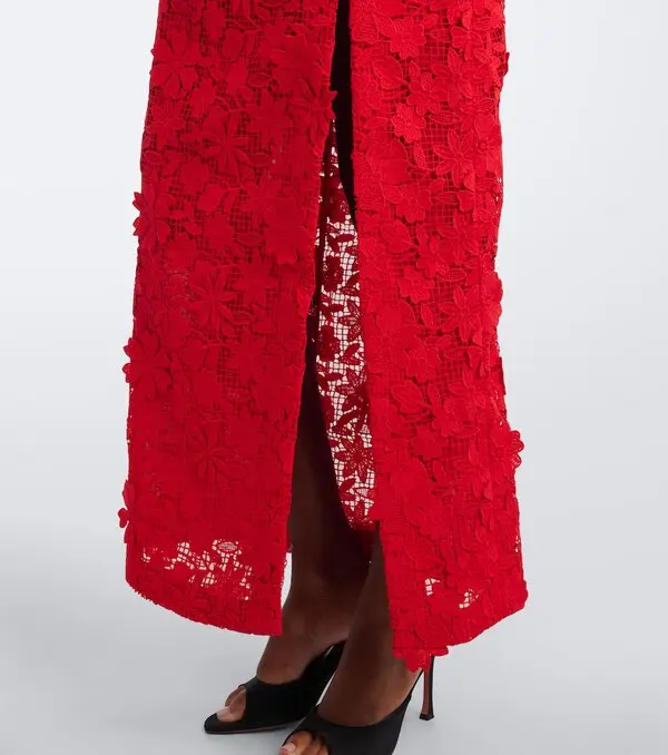 Blumarine Guipure Lace Gown