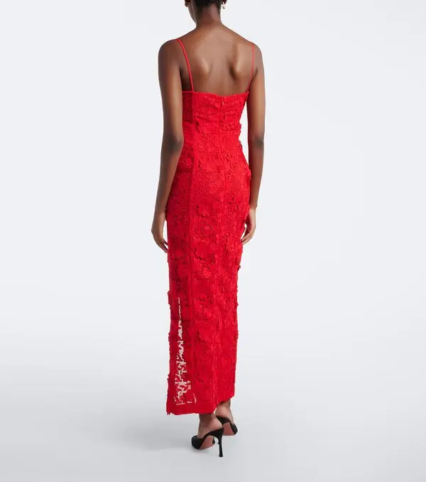 Blumarine Guipure Lace Gown
