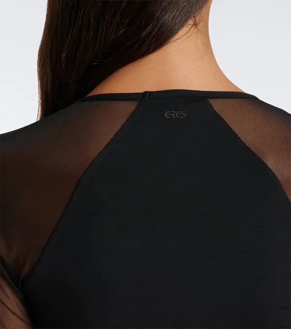 ERES Marita Tulle-trimmed T-shirt