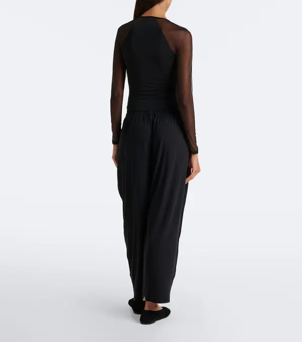 ERES Marita Tulle-trimmed T-shirt