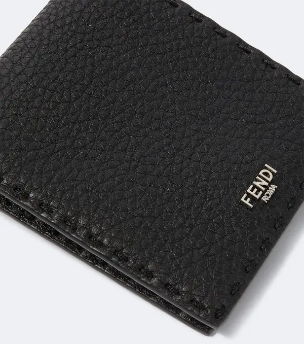Fendi Embossed Leather Bifold Wallet